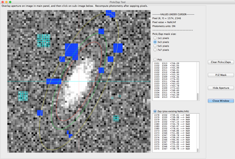 Features / Functions – Aperture Photometry Tool